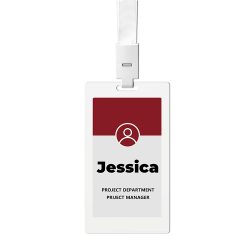 E-ink Employee ID Card Bluetooth Epaper Smart Badge | Seekink