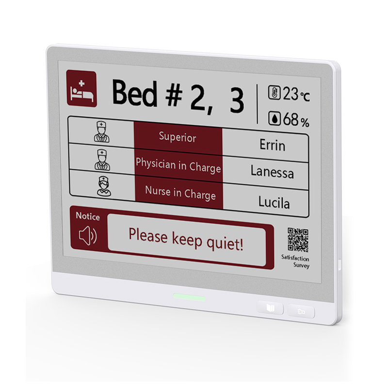 E-ink Door Sign Digital Signage for Patient Room | Seekink