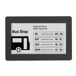E-paper Bus Stop Digital Signage E-ink Outdoor Sign | Seekink