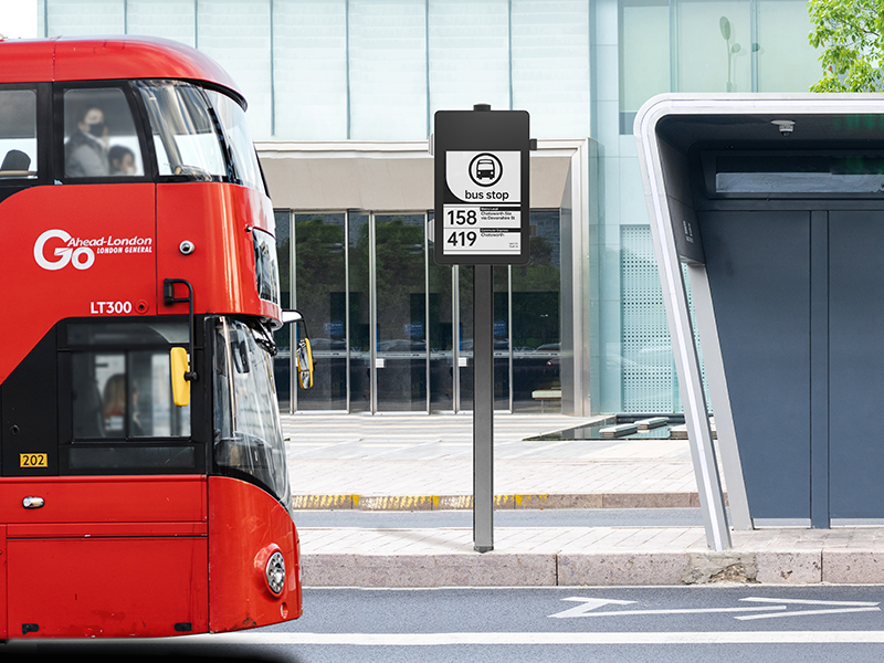 Eco-Friendly E-Paper Bus Stop Digital Signage | Seekink