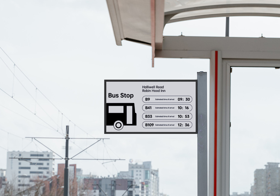 Seekink ePaper Display: Revolutionizing Bus Stop Digital Signage for ...