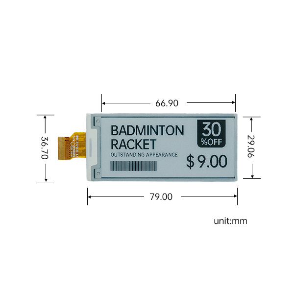 2.9 Inch ePaper Display Module - SEEKINK