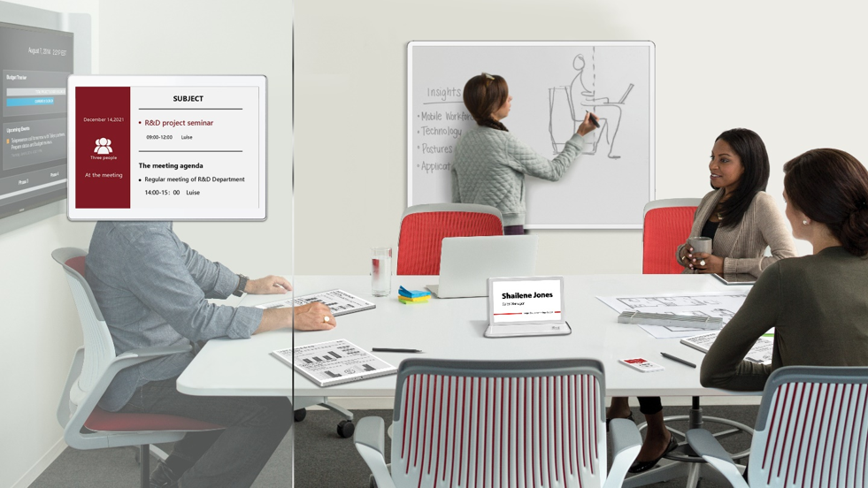 E Ink Nameplate & Guest Name Plate for Conference - SEEKINK