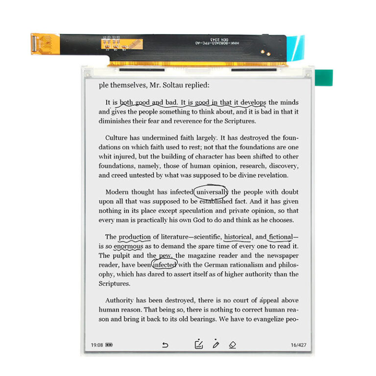 Color E Ink Display & Colored E Paper Display - SEEKINK